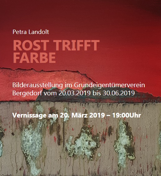 Kunstausstellung: Rost trifft Farbe - Hamburg-Bergedorf Blog HEIDI VOM ...